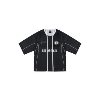 Les (Art)ists T-Shirt m/m Fu&szlig;ball-Trikot - - Tops - Herren - Schwarzk - S