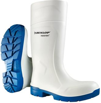Dunlop Dunlop Protective Footwear, DA60131, Purofort FoodPro MultiGrip Safety, Weiß/Blau, Größe 46 EU