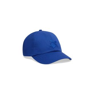 Vilebrequin unisex, Accessoires, Bleu, Taille: ONE Size Solid Cap Turtle Embroidery