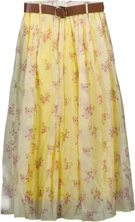 Am&eacute;lie & Am&eacute;lie Femme, Jupes, Jaune, Taille: 42/44 FR Lente Rok