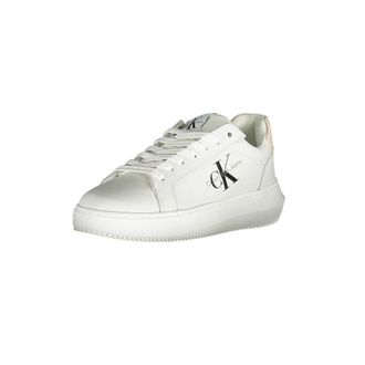 Calvin Klein Wei&szlig;e Damen Sneaker Eco-Freundlicher Stil - - Shoes - Damen - Wei&szlig; - 39 EU