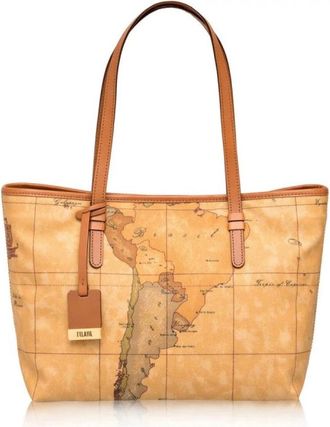 Alviero Martini 1A Classe Femme, Sacs, Multicolore, Taille: ONE Size Geo Classic Medium Shopping Bag