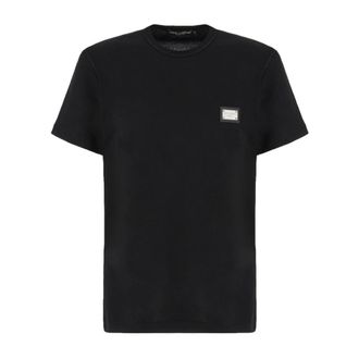 Dolce & Gabbana T-Shirts - - Tops - Herren - Schwarzk - S