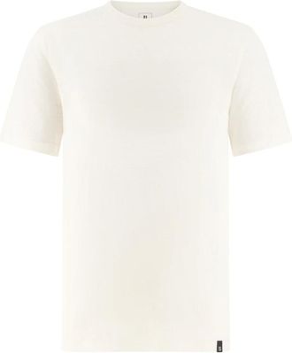 Boggi Milano Homme, Tops, Blanc, Taille: M T-Shirt en jersey de lin stretch