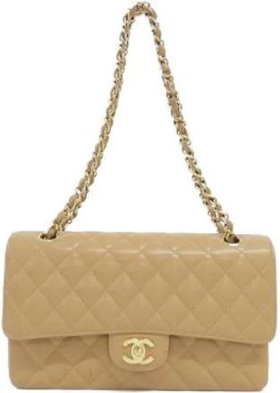 Chanel Sac bandouli&egrave;re Chanel en cuir caviar Pre-owned - Femme - Pre-owned - Beige - Taille: ONE Size