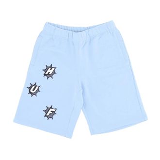 HUF Blaue Fleece-Trainingshorts - - Shorts - Herren - Blau - XL