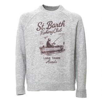MC2 Saint Barth Heron Light Rundhals-Strickpullover - - Knitwear - Herren - Grau - M