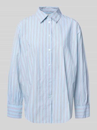 Tom Tailor Denim Oversized Hemdbluse aus reiner Baumwolle