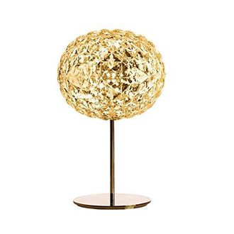 Kartell Planet, Lampe de Table avec Structure En Métal, Jaune, avec Variateur de Lumière