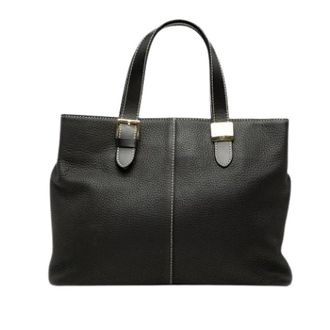 Burberry Pre-owned Leder-Tragetasche - - Pre-owned - Damen - Schwarzk - ONE SIZE