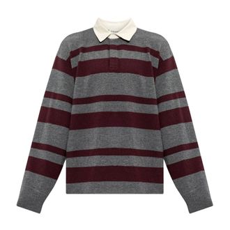 Frame Denim Woll-Rollkragen-Poloshirt mit langen &Auml;rmeln - - Tops - Herren - Mehrfarbig - L