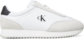 Calvin Klein Jeans Sneakers Retro Runner Lace Up Ny-Su YM0YM01325 Weiß