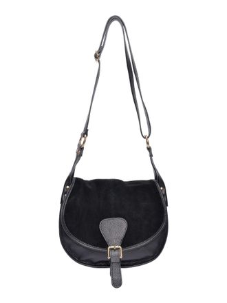 Luisa Vannini Schwarz Rindsledertasche