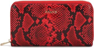 Kazar Femme, Accessoires, Rouge, Taille: ONE Size Snake Embossed Wallet