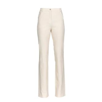 Pinko Pinko, Femme, Pantalons, Blanc, Taille: 38 FR Petreo Pantalons