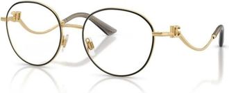Dolce & Gabbana Femme, Accessoires, Noir, Taille: 53 MM Optical Frame