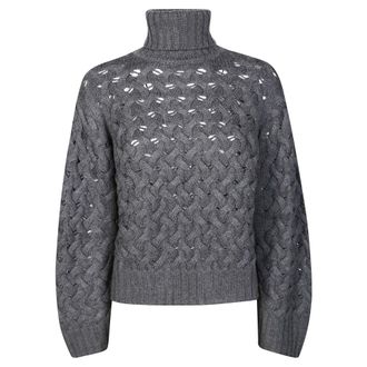 P.A.R.O.S.H. P.a.r.o.s.h., Femme, Pulls, Noir, Taille: 36 FR Pull Sweetheart Tress&eacute;