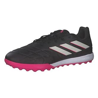 adidas Mixte Copa Pure.3 Turf Boots, Core Black / Zero Metalic / Shock Pink, 43 1/3 EU