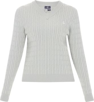 Dreimaster Dreimaster Pullover Frauen Salbeigr&uuml;n