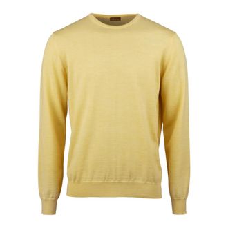 Stenstr&ouml;ms Gelber Rundhals-Pullover - - Knitwear - Herren - Gelb - M
