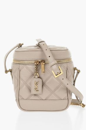 Saint Laurent Quilted Leather Shoulder Bag VANITY 80S Saint Laurent