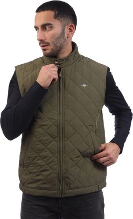 GANT Weste f&uuml;r Herren, Gesteppt (Gr&uuml;n)