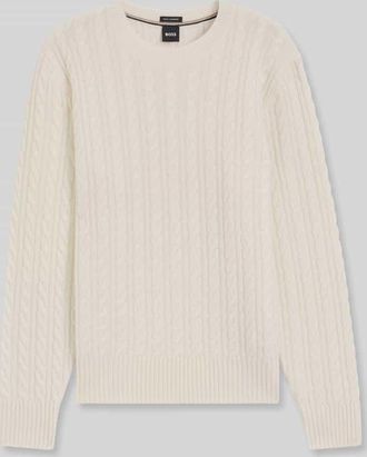 HUGO BOSS Regular Fit Pullover mit Baumwoll-Anteil Modell Furlan