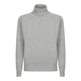 Dell'Oglio Homme, Pulls, Gris, Taille: L Tricot Gris pour Homme Aw24