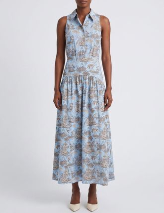Staud Kleid Damen Farbe Hellblau