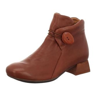 Think Femme Delicia_3-000467, tanné sans Chrome, Doublure Cuir Bottine, Marron 3010, 41.5 EU