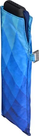 Doppler Damen Taschenschirm Carbonsteel Mini Slim Fusion - blue