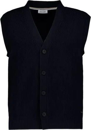 Pierre Cardin Herren Pullover blau Baumwolle unifarben