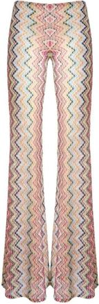 Missoni Femme, Pantalons, Multicolore, Taille: 38 FR Pantalon Zig-zag