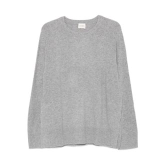 Closed Feinstrick Pullover mit Rundhalsausschnitt - - Knitwear - Damen - Grau - S