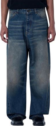 VETEMENTS Homme, Jeans, Bleu, Taille: W34 Pantalon en denim &agrave; jambes larges