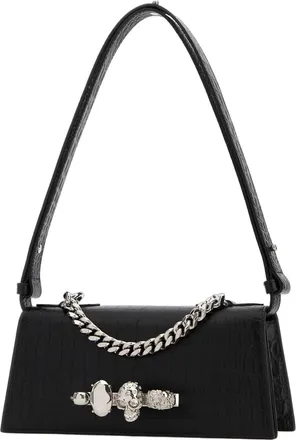Alexander McQueen Blacksilver Borse A Mano Bag