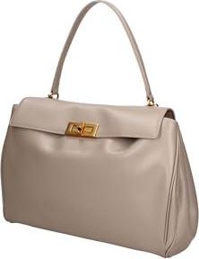 Gave Lux Sac &agrave; bandouli&egrave;re en cuir v&eacute;ritable pour femme Made in Italy 34x25x12 cm GLX22220023FBG, taupe, Taille unique