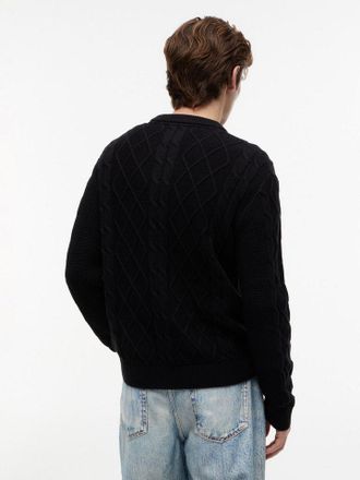 Tommy Jeans Rundhalspullover TJM REG CABLE KNIT SWEATER
