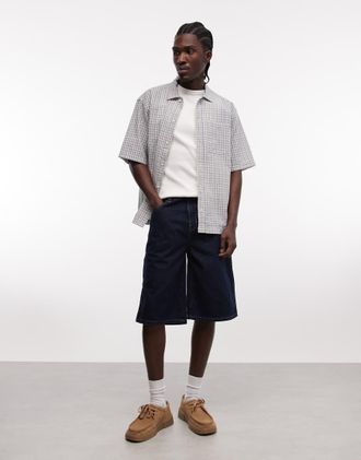 Dickies 958 - Lockere, kurze Jeans in Dunkelblau, 13 Zoll Schrittl&auml;nge