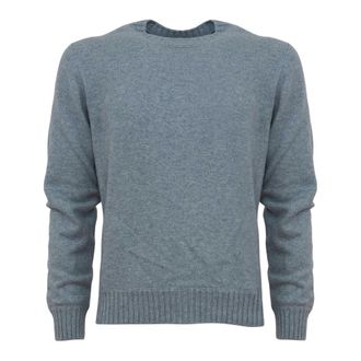 Barba 57506 Girocollo Luxus-Strickware - - Knitwear - Herren - Grau - M