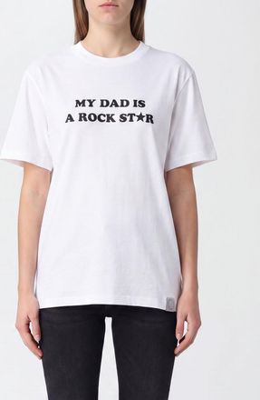 Stella McCartney Kurzarm-T-Shirt aus Baumwolle mit Slogan-Print