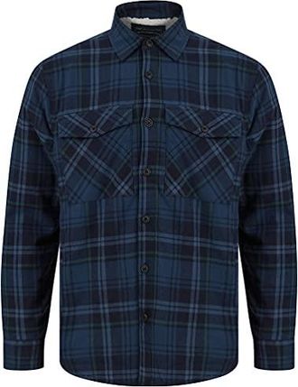 Tokyo Laundry Kotka Cotton Flannel Checked Shirt in Blue Check - Tokyo Laundry - XXL
