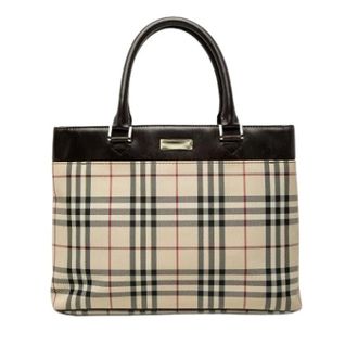 Burberry Pre-owned Vintage Canvas Tote - Femme - Pre-owned - Beige - Taille: ONE Size