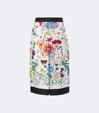 Gucci Jupe-culotte Gucci Flora en soie