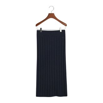 GANT Wollrock mit breiten Rippen - - Skirts - Damen - Blau - S