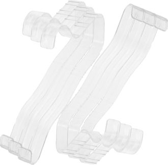 Artibetter 6 Stück Teiliges Transparente Schuhform einsätze mit Elastischem Faltfreiem Design Stabiler Schuhhalter für Kleine Schuhständer für Schuhgeschäfte und