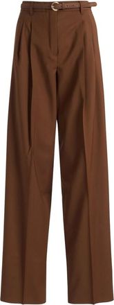 Max Mara Femme, Pantalons, Brun, Taille: 36 FR Pantalon Mstbacio
