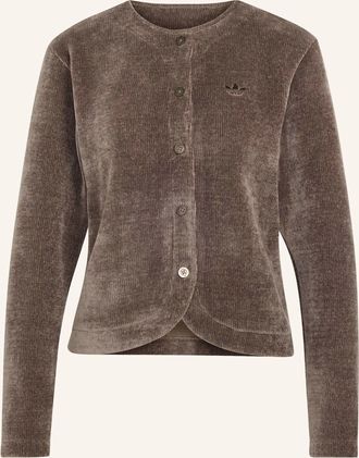 adidas Originals Adidas Originals Prem Ess Cardigan, Knopfleiste, Chenille braun