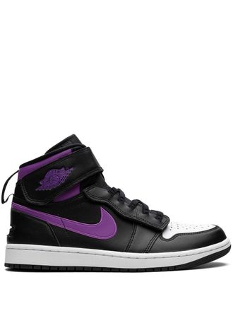 Nike Jordan baskets montantes Air Jordan 1 Hi Flyease Wild Berry - Noir