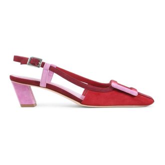 Roger Vivier Femme, Chaussures, Multicolore, Taille: 39 1/2 EU BV Stripes Slingback Pump